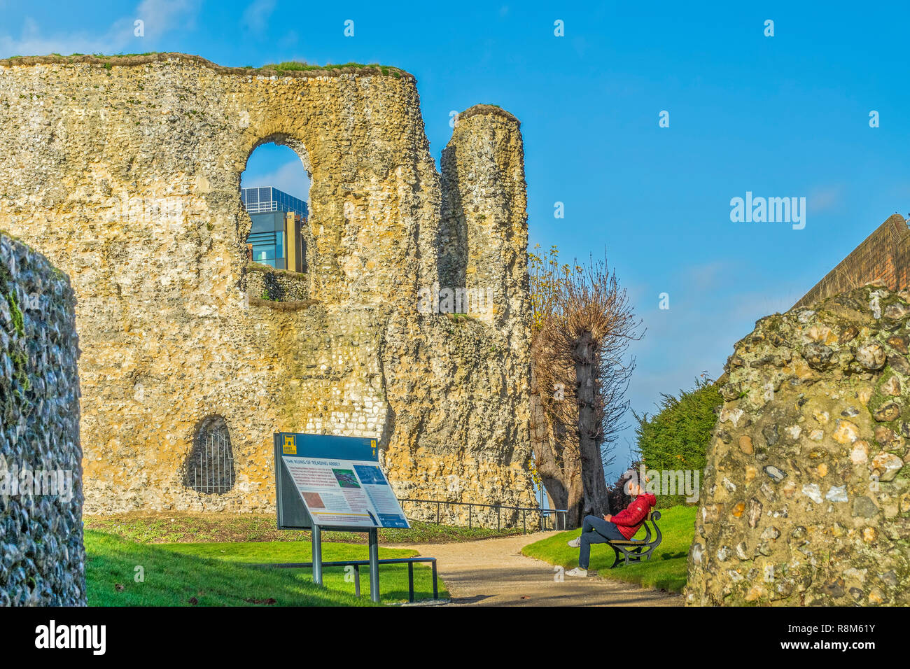 Abbey Ruins Reading Berkshire UK Stock Photo - Alamy