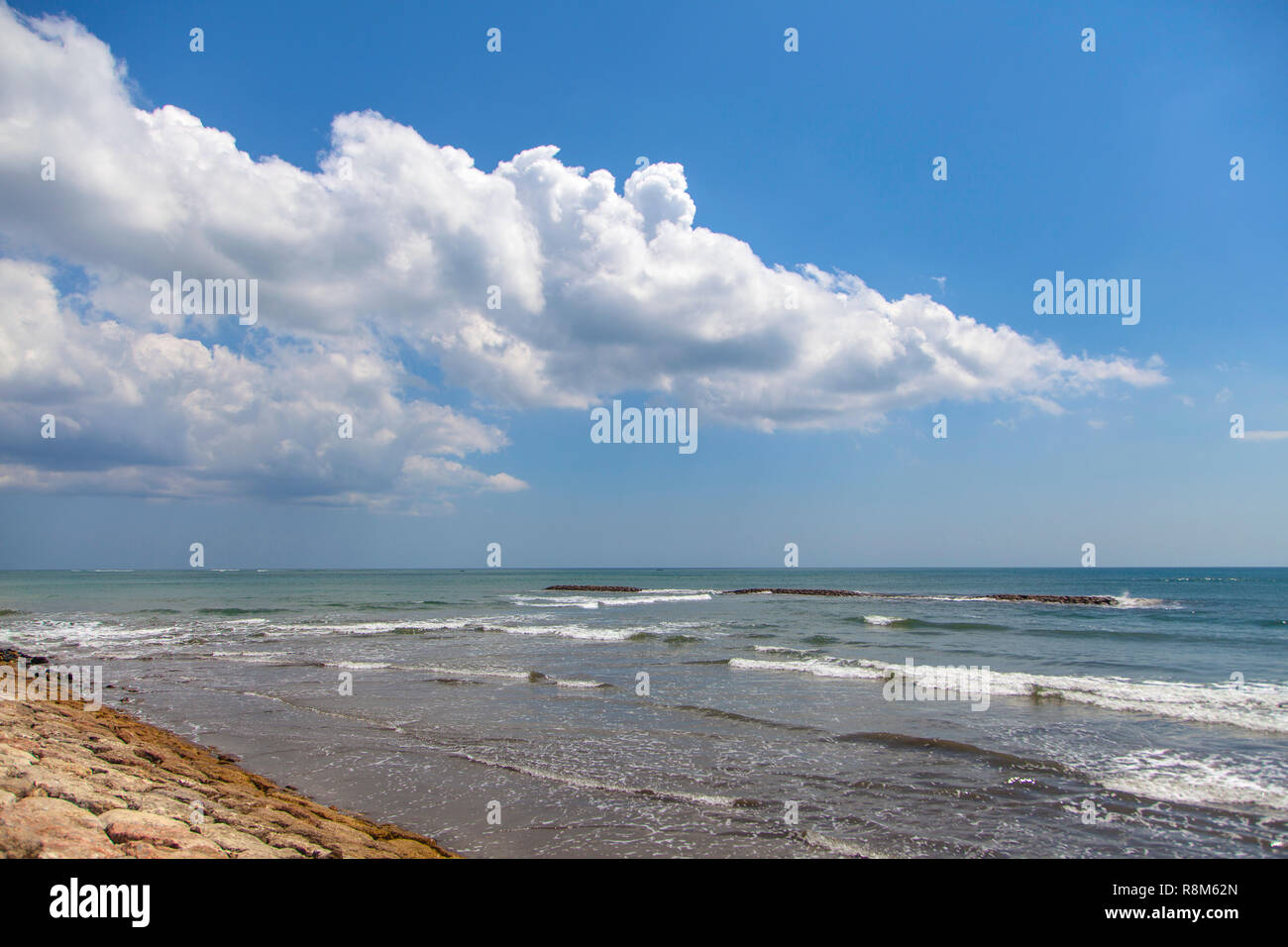Indonesia is also a view of the famous beach of Kuta beach in Bali ...