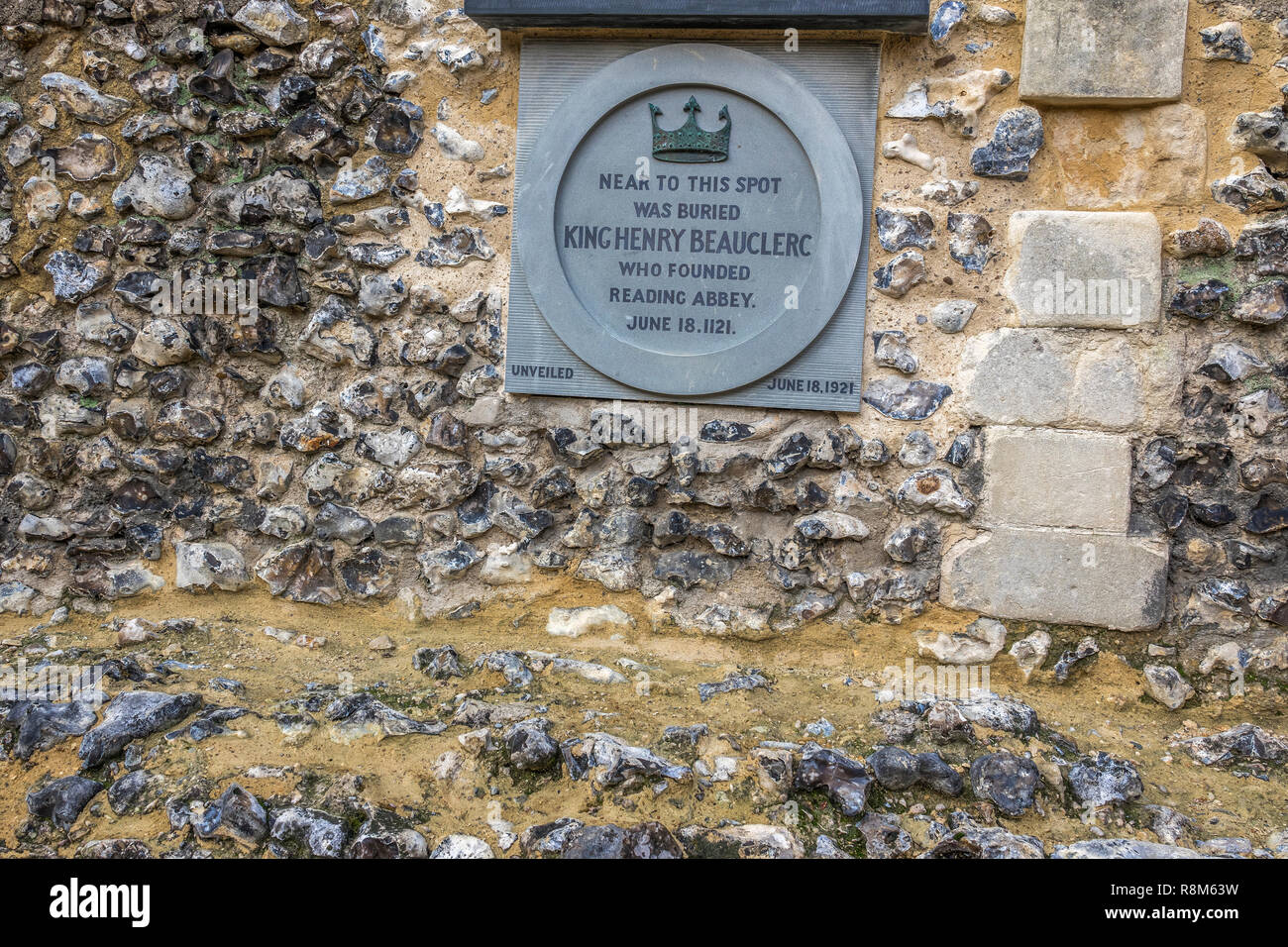 Burial Place Of King Henry Beauclerc, Abbey Ruins, Reading Berkshire UK ...