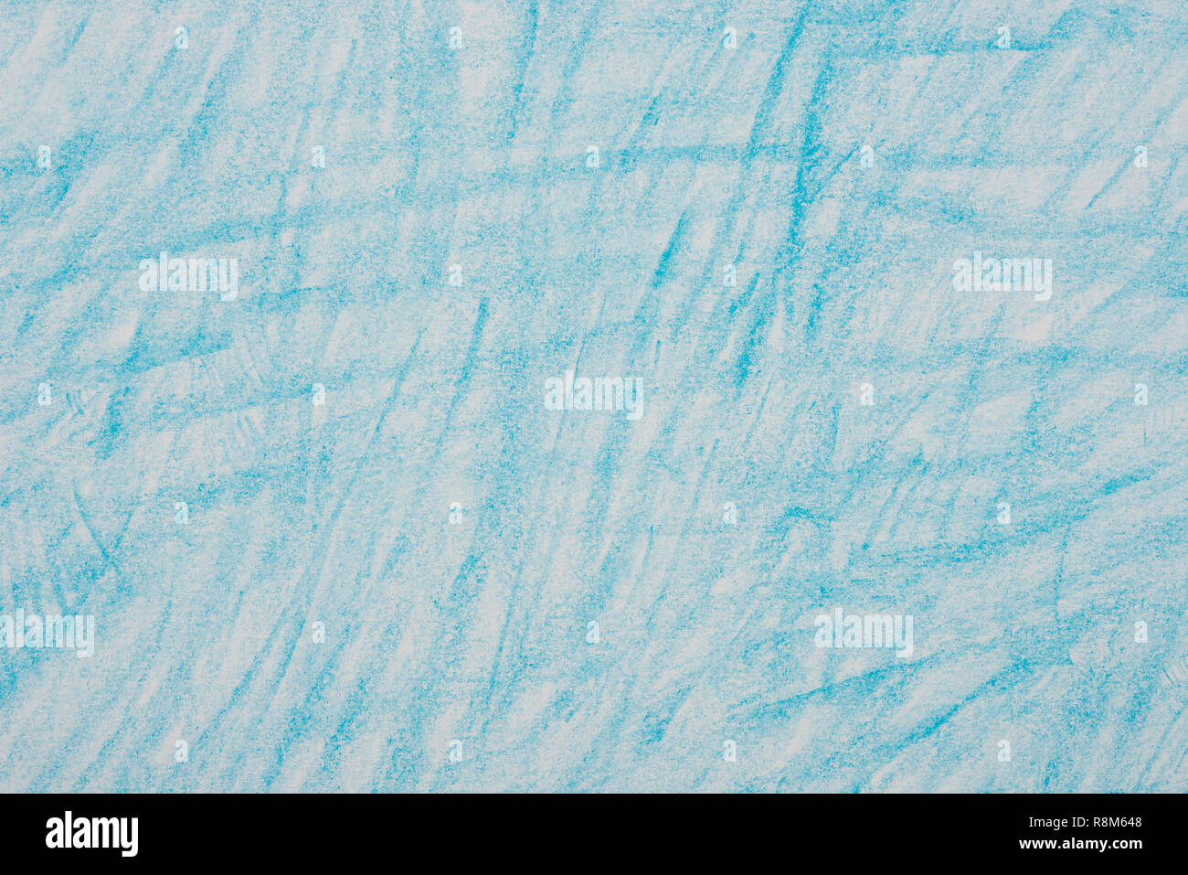 blue color crayon on paper background texture Stock Photo - Alamy