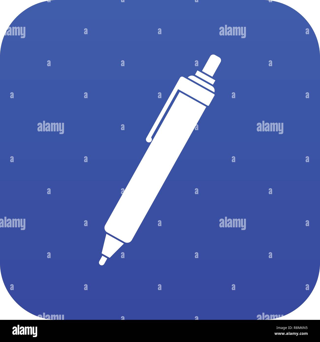Pen icon digital blue Stock Vector Image & Art - Alamy