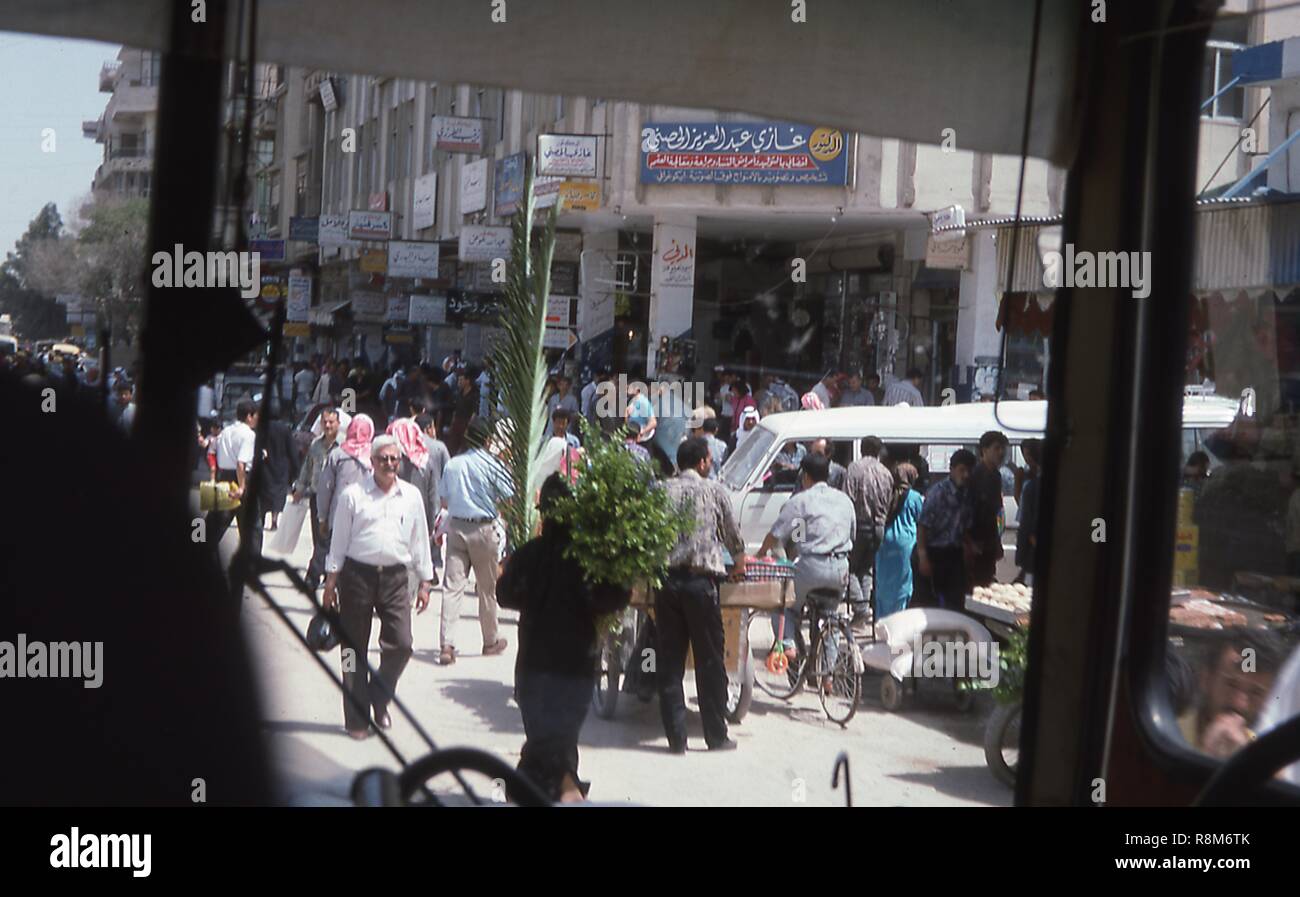 Damascus street sign hi-res stock photography and images - Alamy