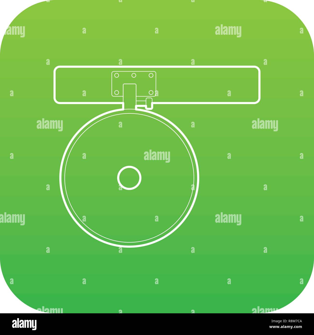 Headlamp reflector icon green vector Stock Vector Image & Art - Alamy