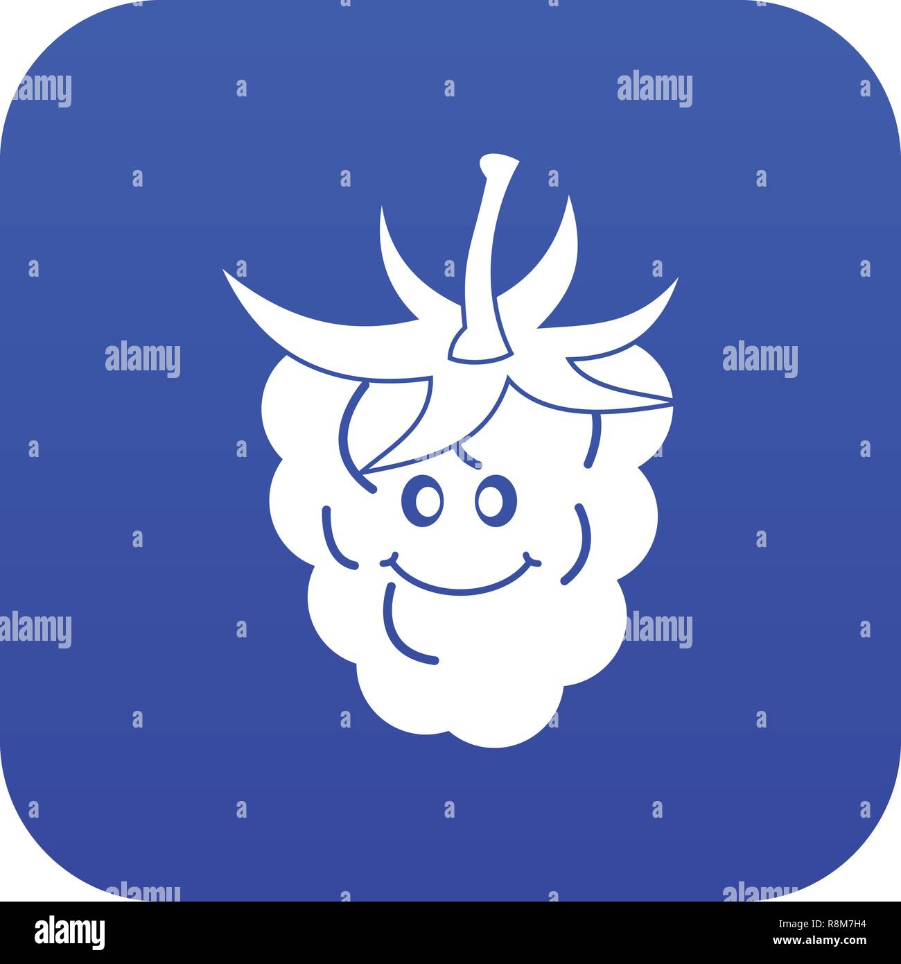 Ripe fresh smiling raspberry icon digital blue Stock Vector Image & Art ... Ripe fresh smiling raspberry icon digital blue Stock Vector Image & Art ...