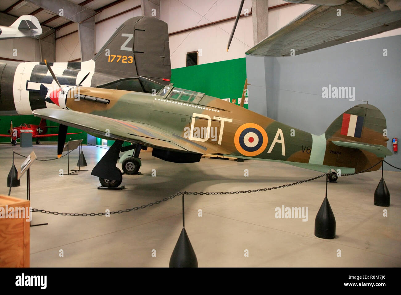A WW2 era RAF Hawker Hurricane in 257sqn markings on display at the ...