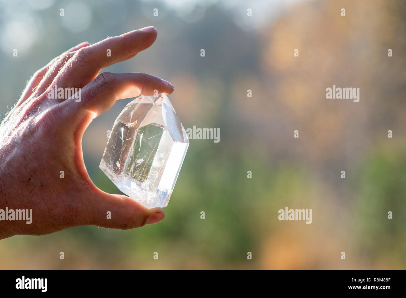 Holding crystal rock hi-res stock photography and images - Alamy