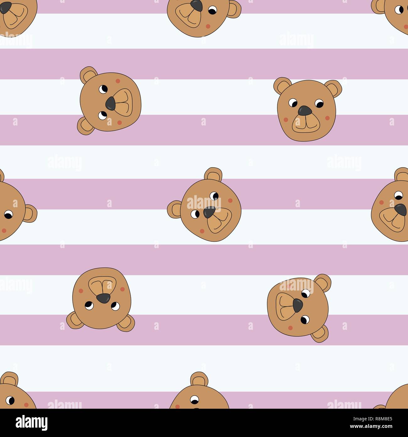 Bear with pattern hi-res stock photography and images - Alamy