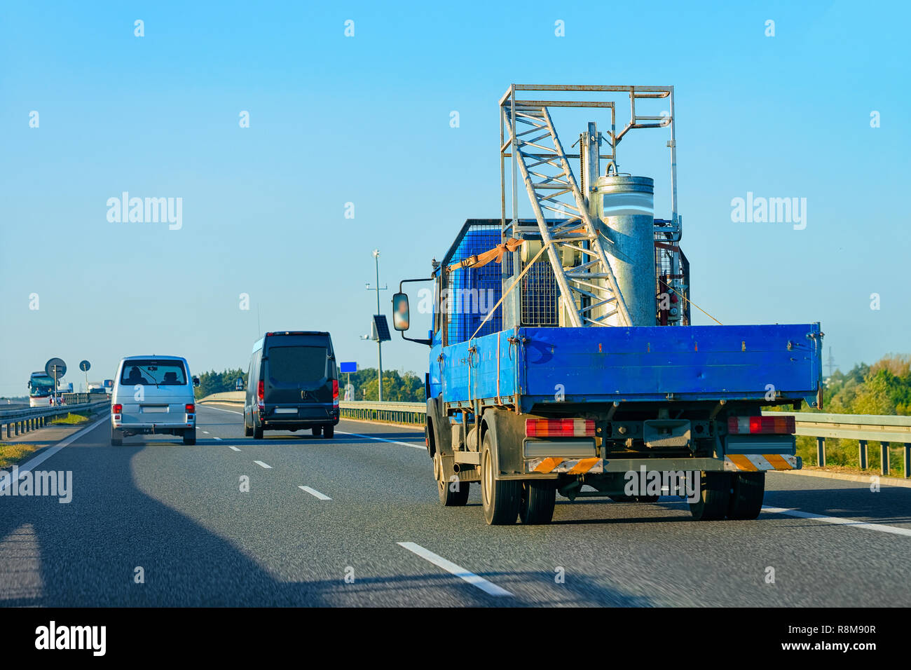 Tanker storage truck on highway hi-res stock photography and images - Alamy