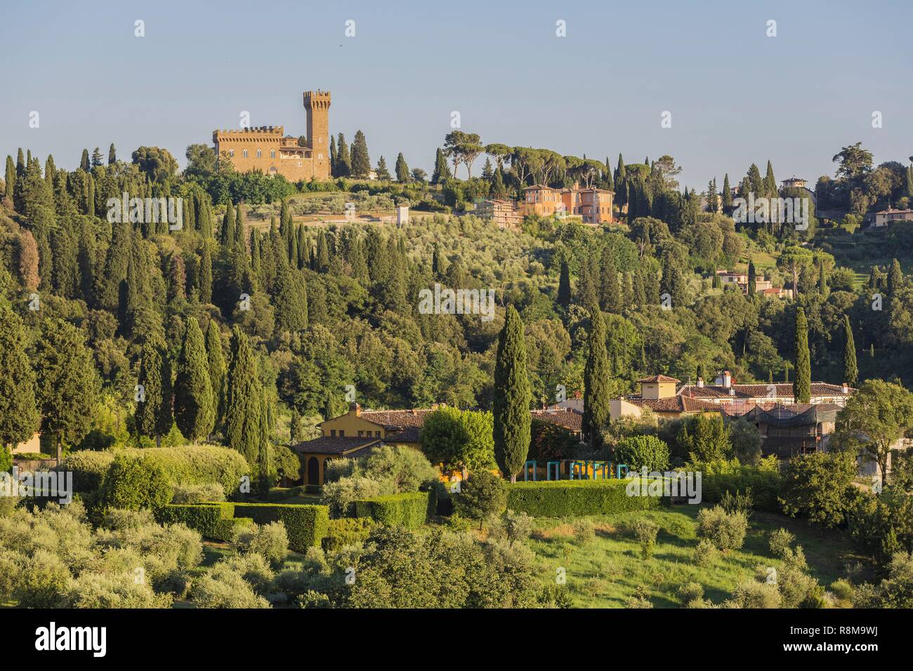 Castello del trebbio and florence hi-res stock photography and images ...