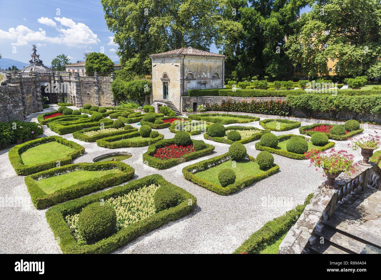 Italy, Tuscany, surroundings of Lucca, Villa Camigliano (or Torrigiani ...