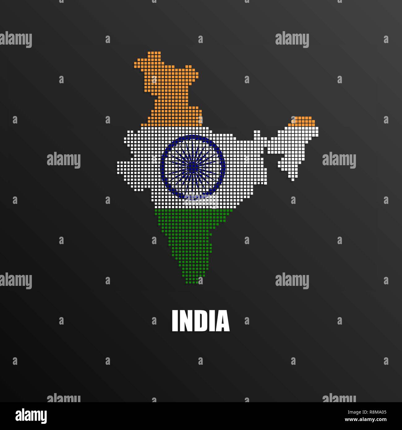India map template Stock Vector Images - Alamy