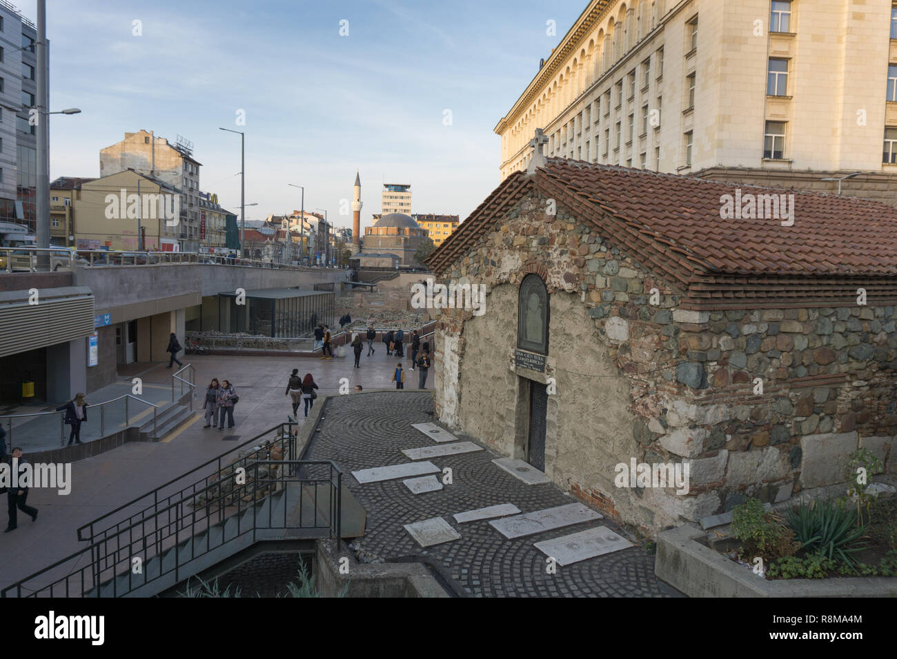 View of Serdika Station from the outside Stock Photo - Alamy