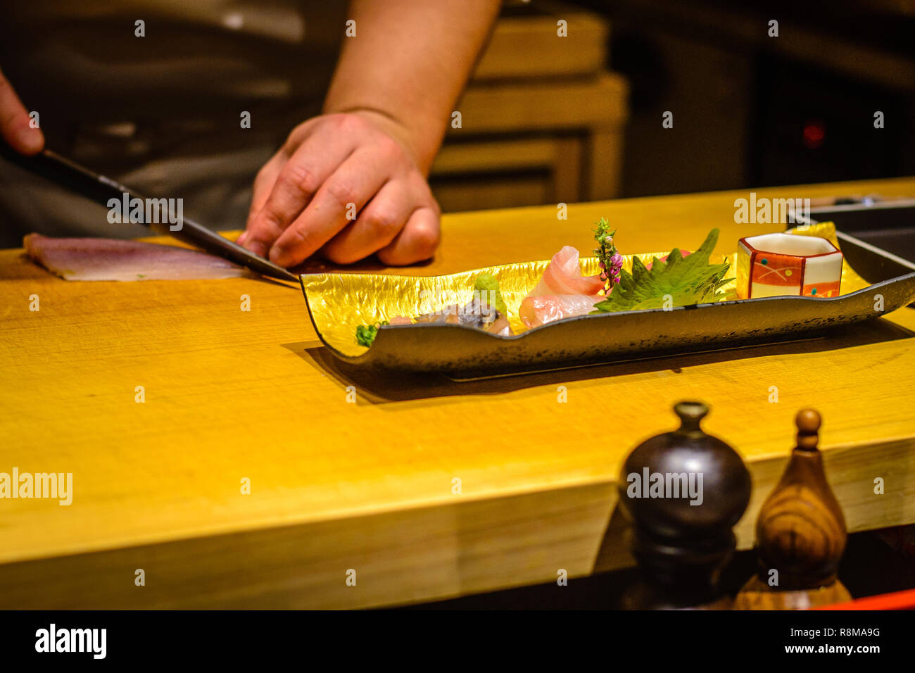 Making fine cuisine hi-res stock photography and images - Alamy