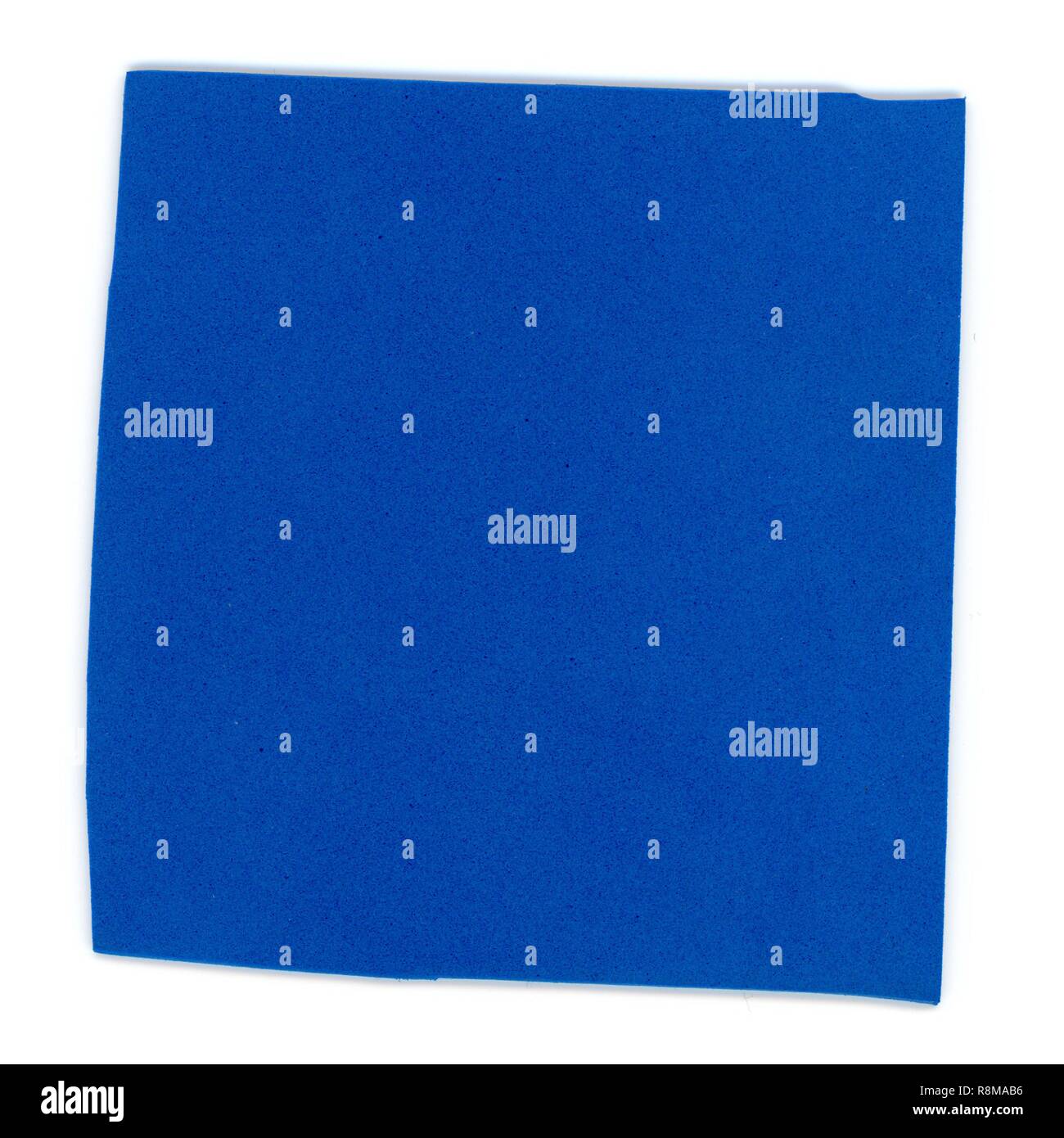 blue silicone rubber sample over white background Stock Photo - Alamy