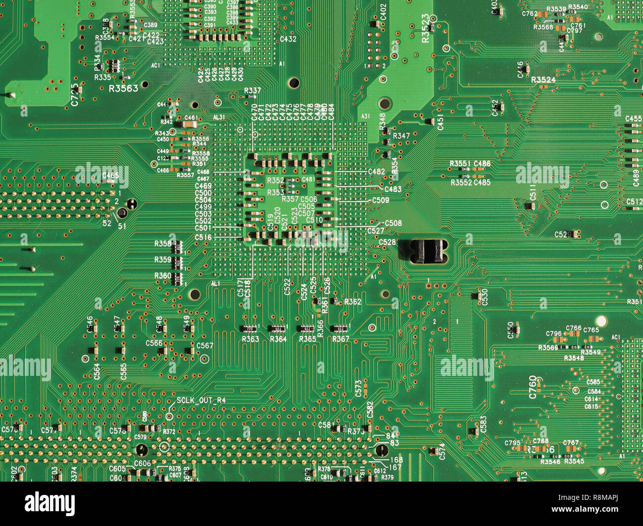 detail of an electronic printed circuit board (PCB Stock Photo - Alamy