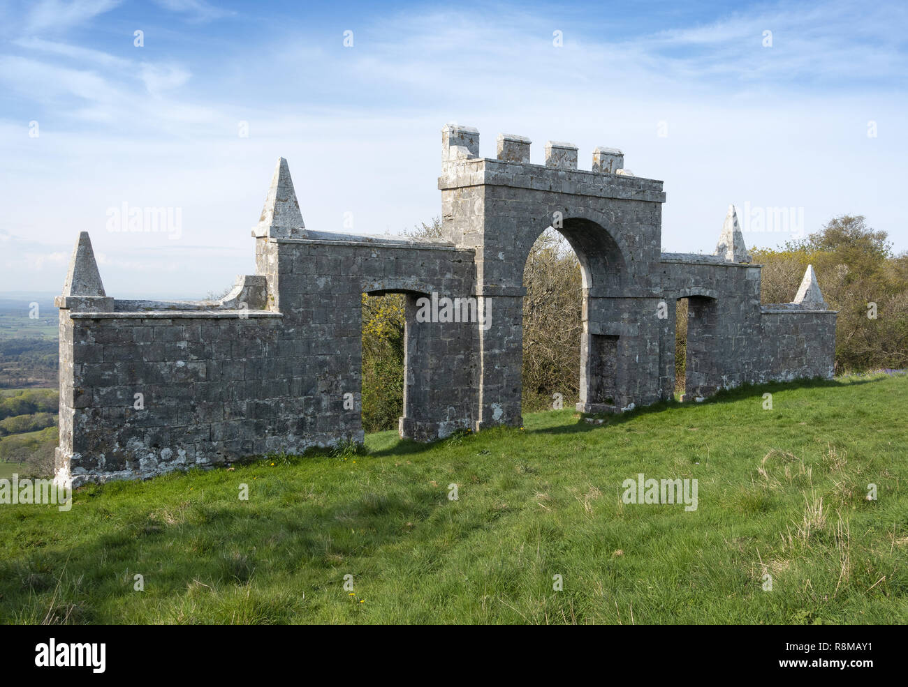 Grange Arch also known as Creech Folly located on Ridgeway Hill near ...