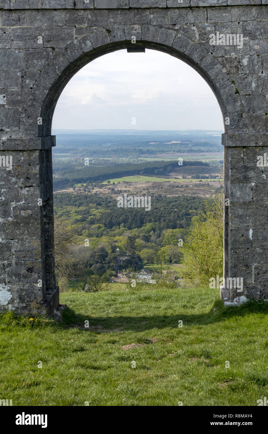 Grange Arch also known as Creech Folly located on Ridgeway Hill near ...