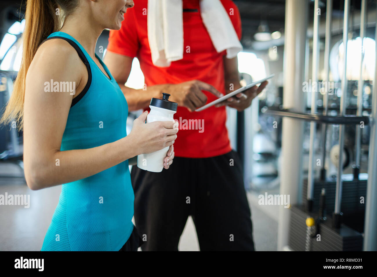 After workout in gym Stock Photo - Alamy