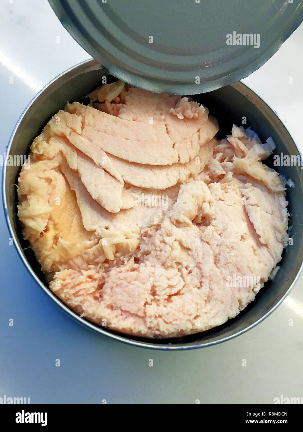 Open Can of Tunafish, USA Stock Photo - Alamy