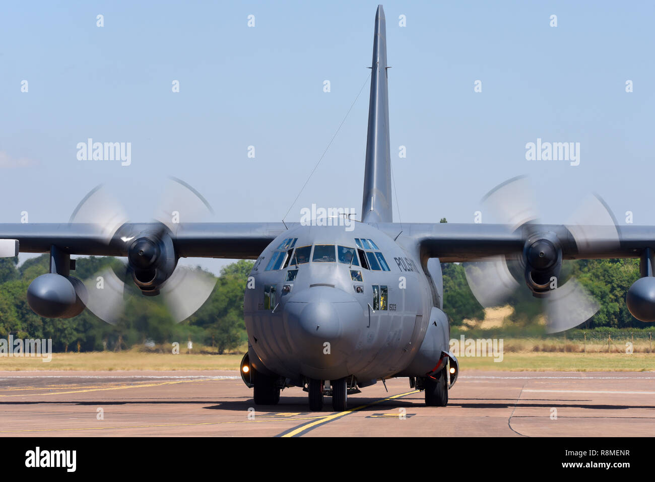 Polish Air Force Lockheed C-130E Hercules transport plane at Royal ...