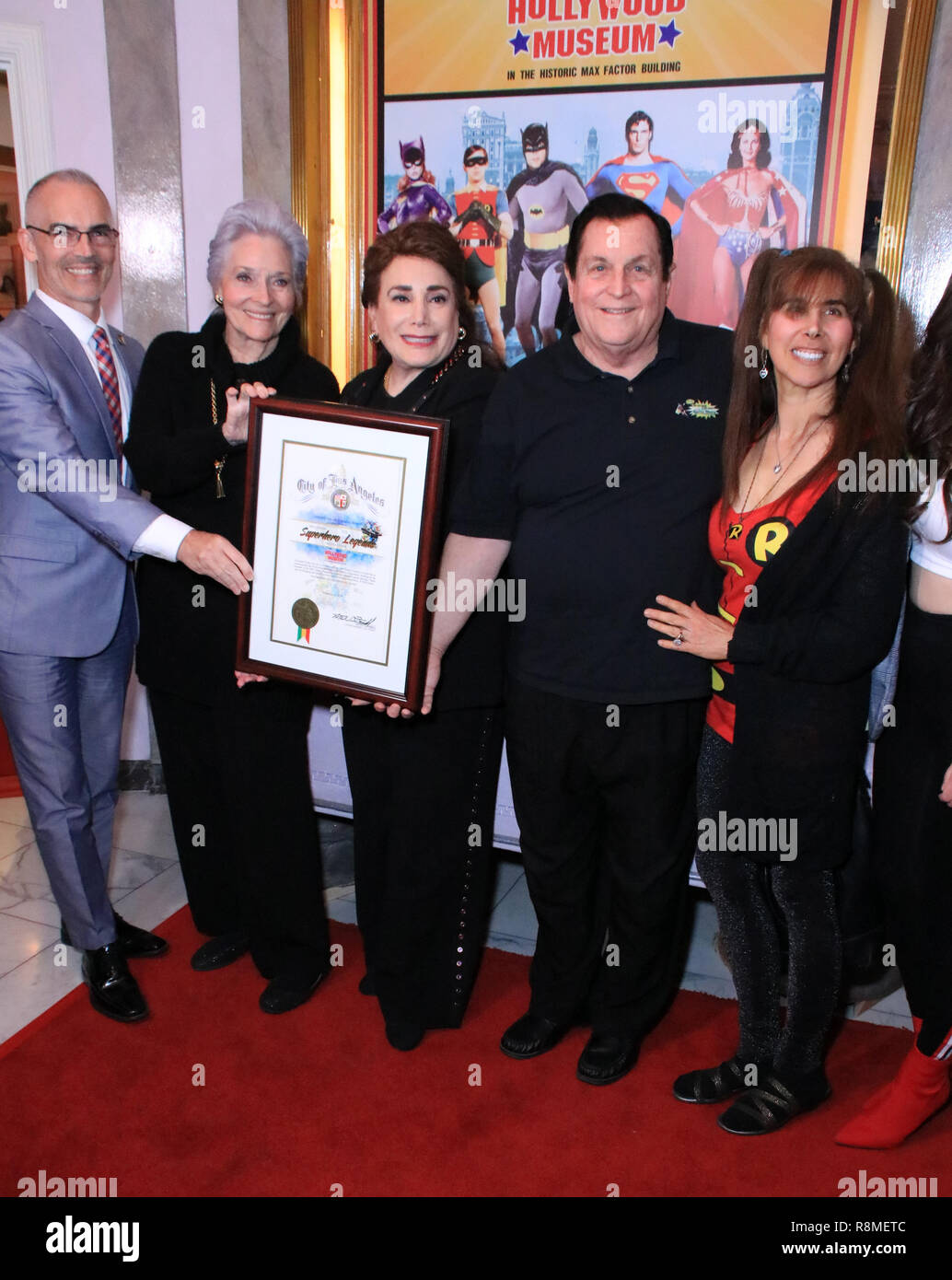 Opening Night of 20th Century Superhero Legends exhibition at the ...