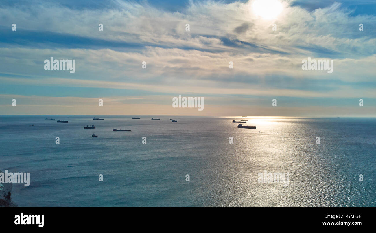 cargo ship stranded Stock Photo - Alamy