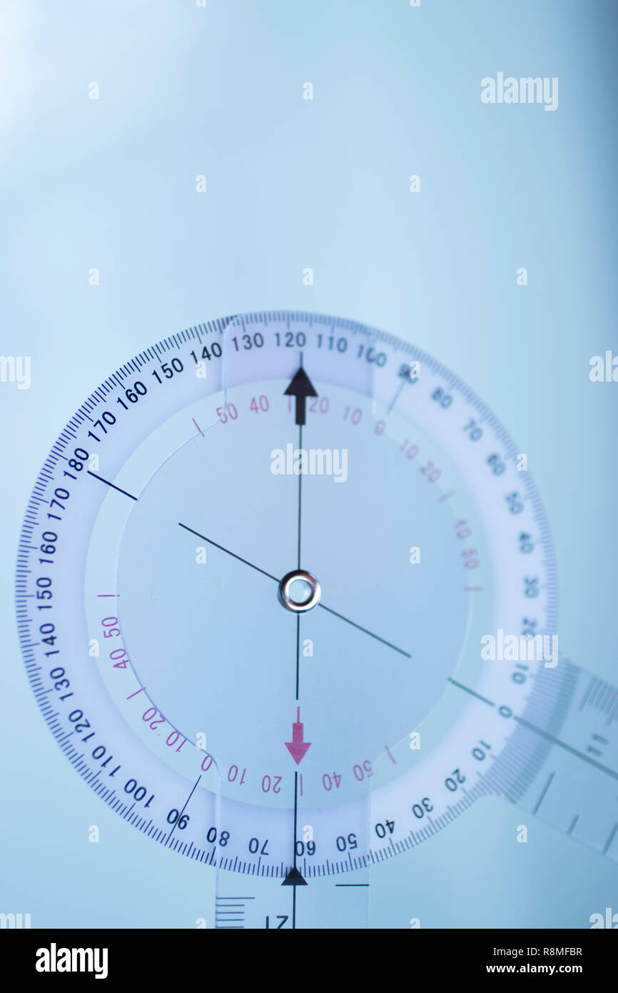 Goniometer movement medical instrument used for measuring mobility of ...