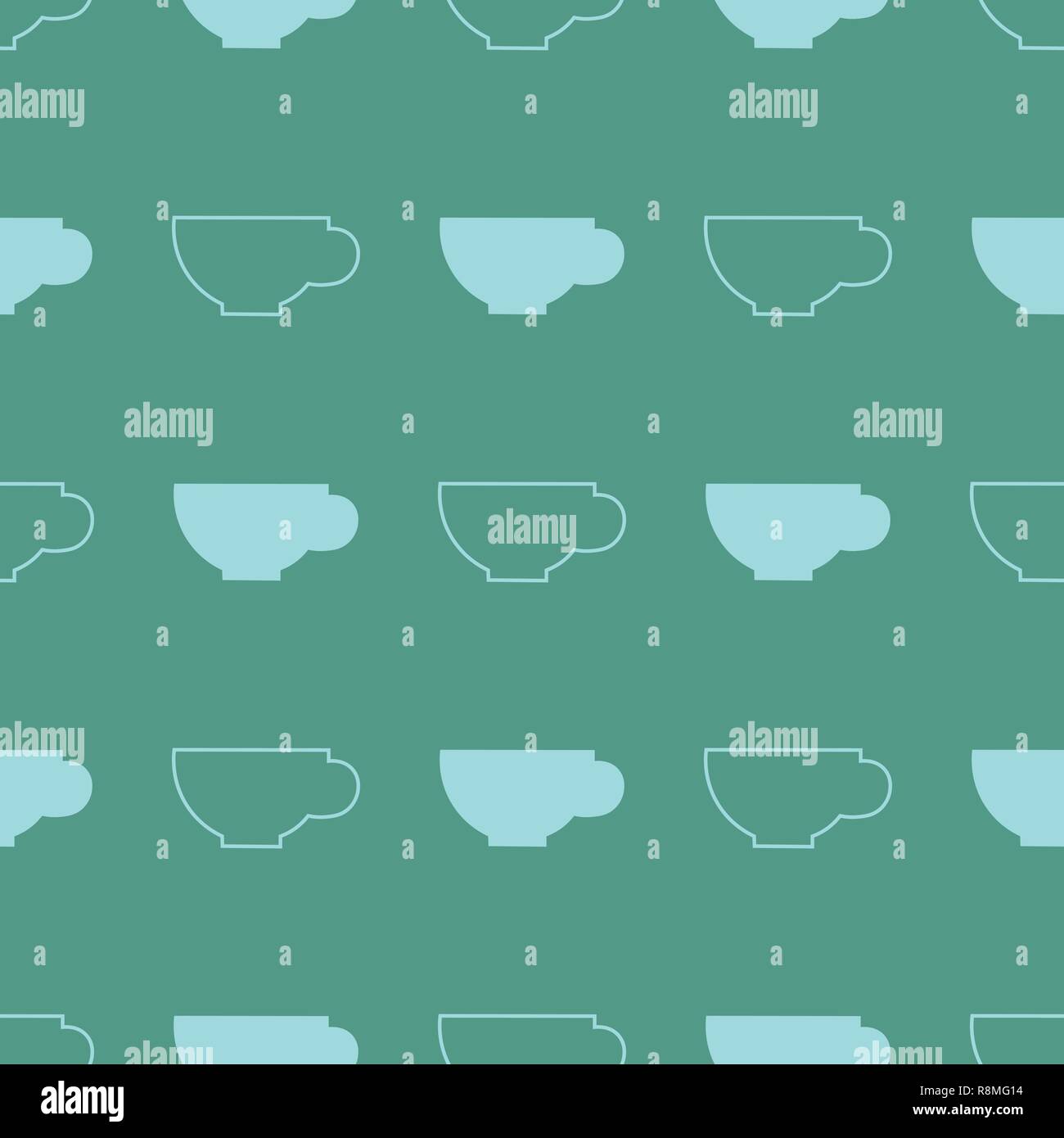 Cup coffee tea pattern Stock Vector Images - Alamy