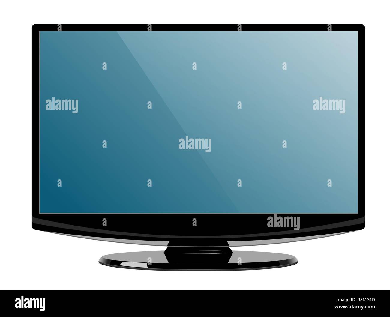 TV screen flat lcd led vector illustration Stock Vector Image & Art - Alamy