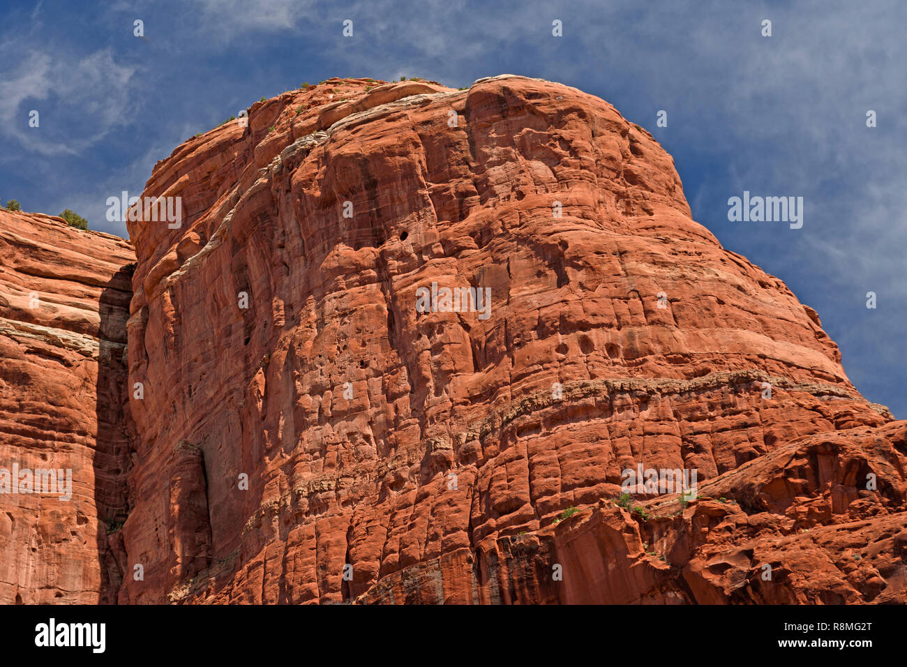 Red Rock Details in a Sandstone Monolith near Sedona, Arizona Stock ...
