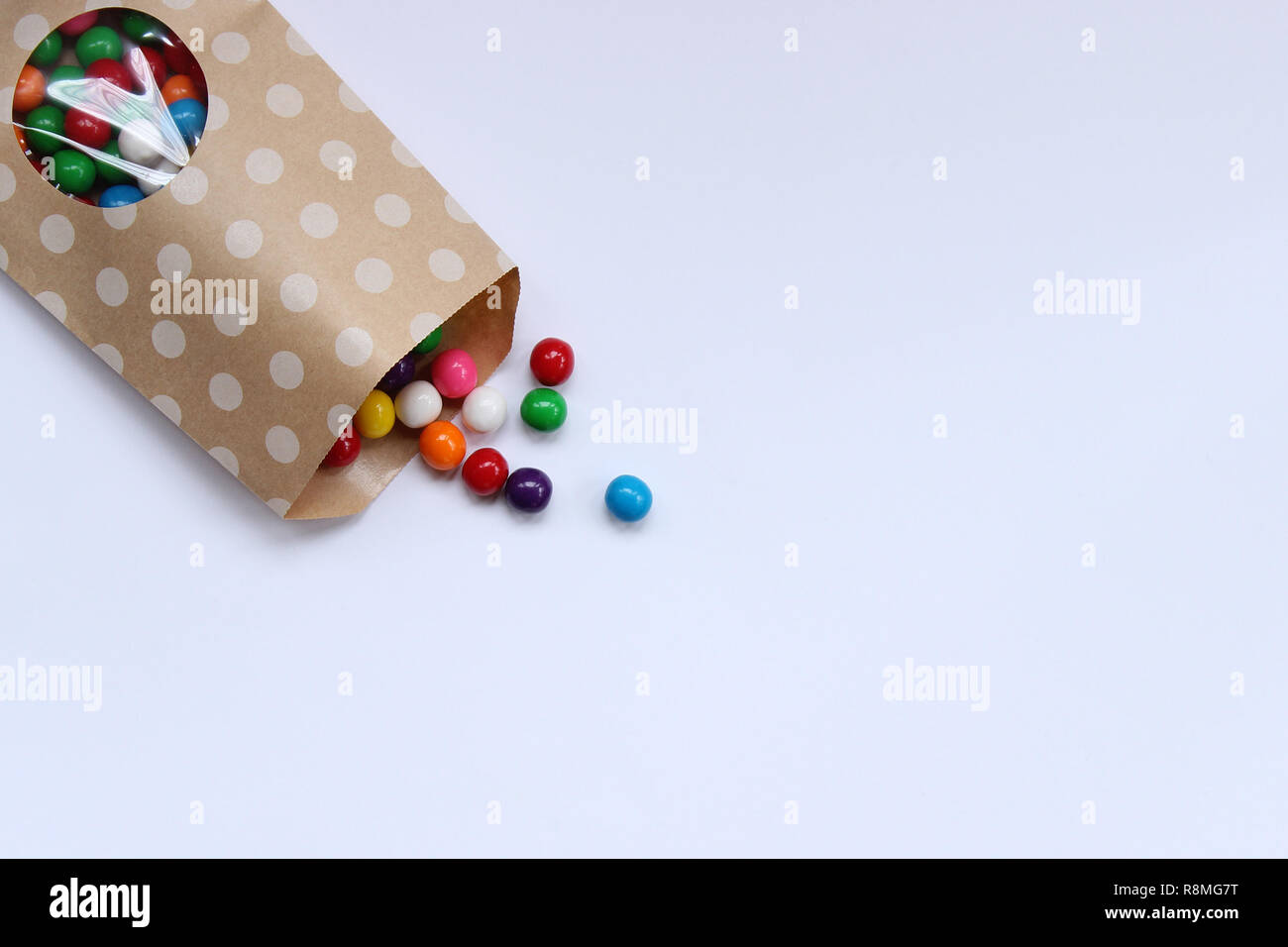 Bag sugar spilling onto white hi-res stock photography and images - Alamy