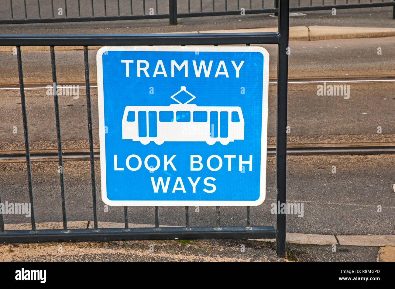 Tramway pedestrian crossing hi-res stock photography and images - Alamy