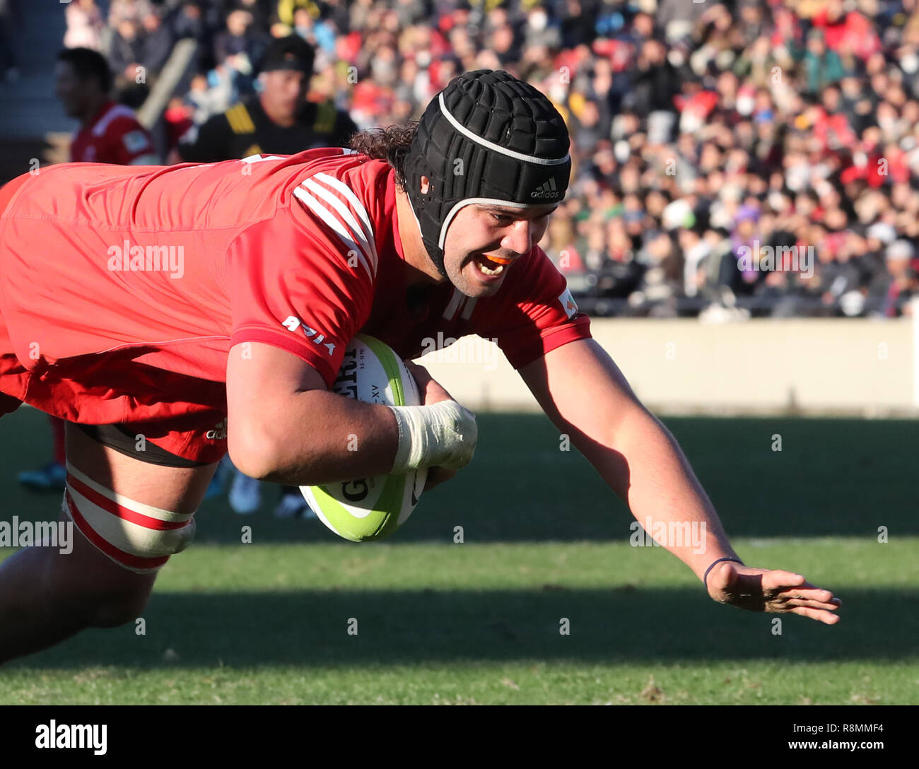 Tokyo, Japan. 15th Dec, 2018. Kobe Steel Kobelco Steelers Tom Franklin ...