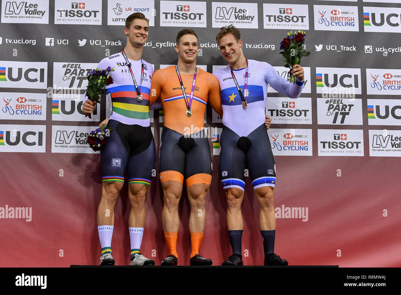 London, UK. 16th Dec 2018. Harrie Laverysen (NED) - Gold, Matthew ...