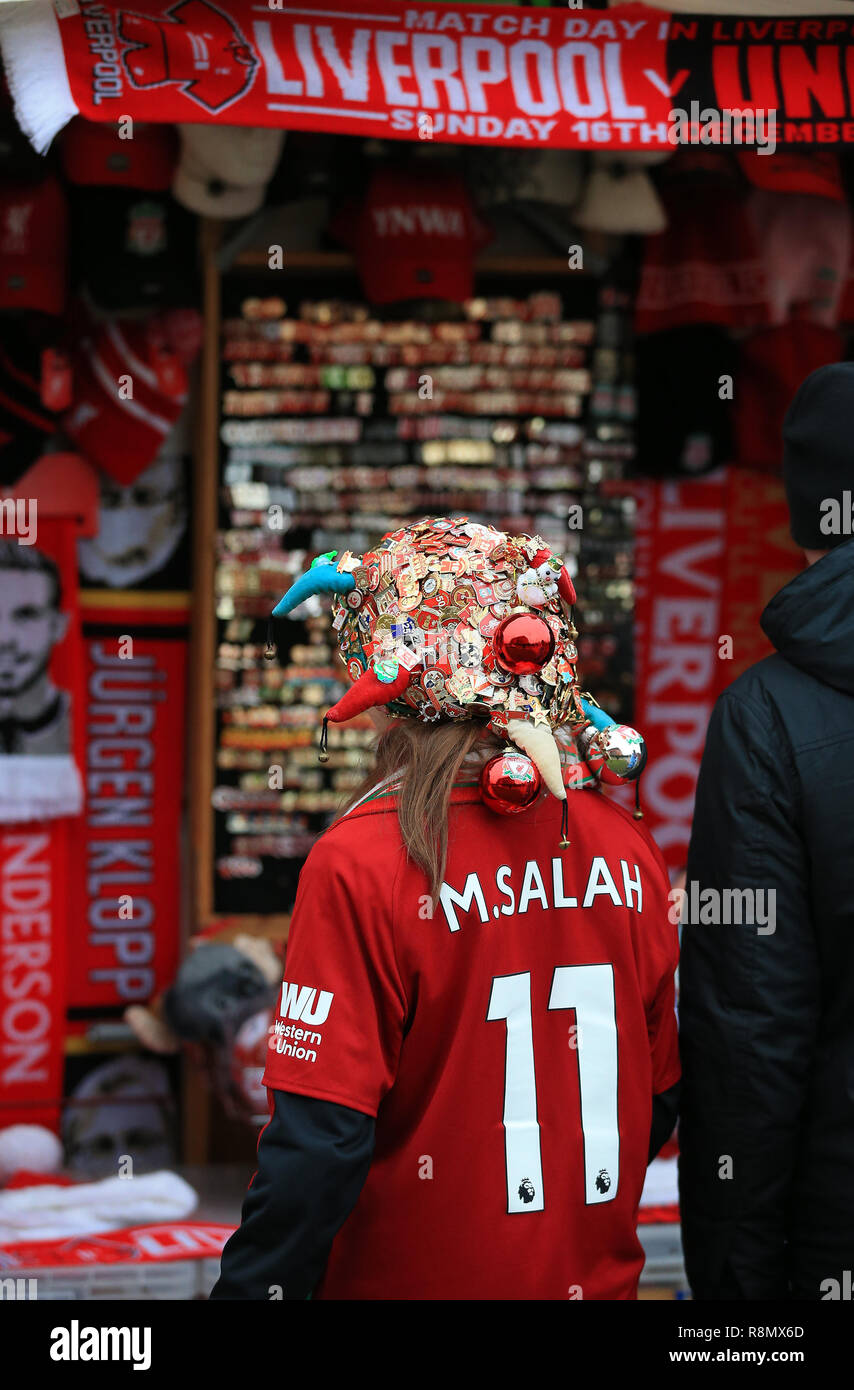 Liverpool, UK. 16th Dec, 2018. EPL Premier League football, Liverpool ...