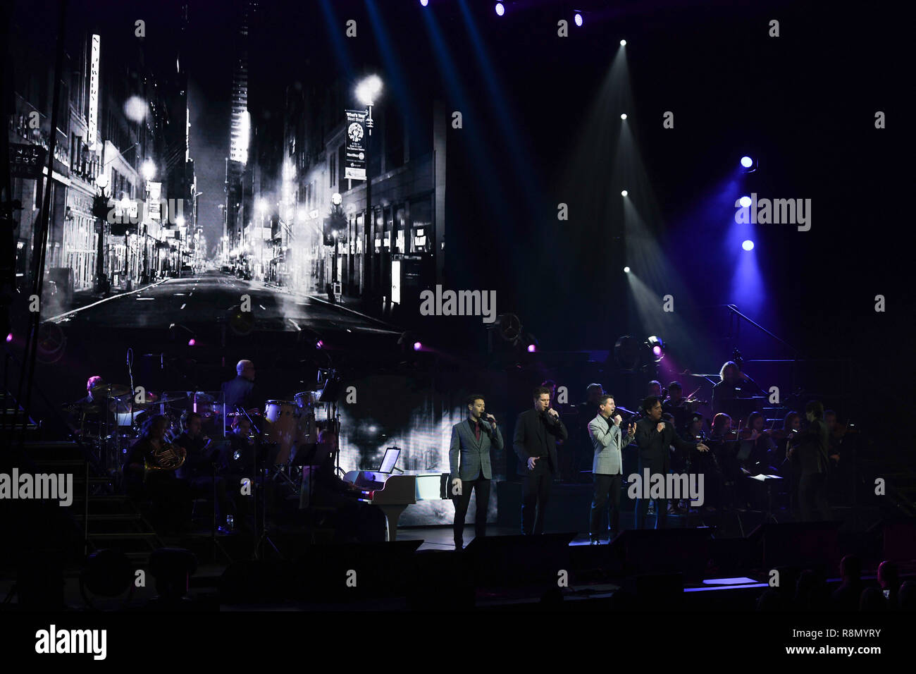 Hollywood, California, USA. 15th Dec, 2018. Il Divo performs the ...