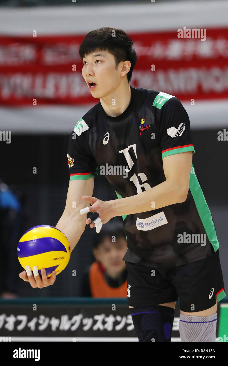 Musashino Forest Sport Plaza, Tokyo, Japan. 15th Dec, 2018. Liu Libin ...