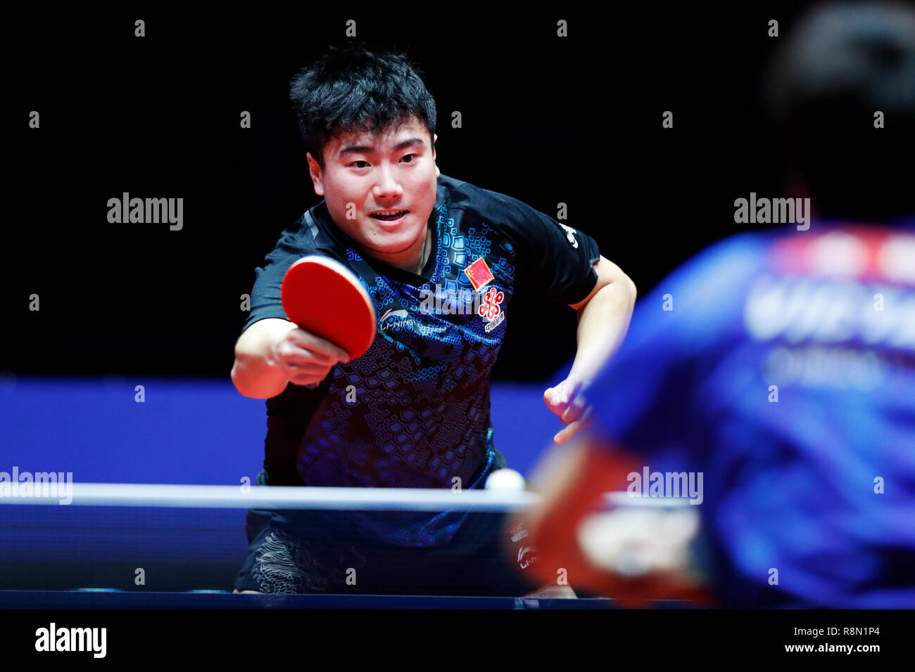 Incheon, South Korea. 15th Dec, 2018. Liang Jingkun (CHN) Table Tennis ...