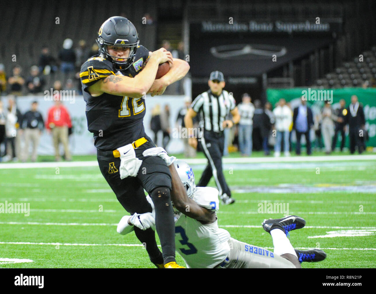New Orleans, LA, USA. 15th Dec, 2018. Appalachian State quarterback ...