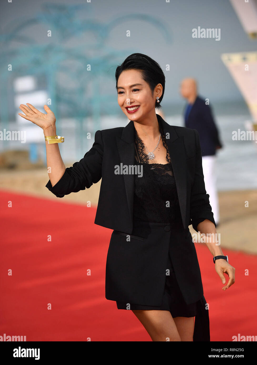 Sanya, China's Hainan Province. 16th Dec, 2018. Actress Athena Chu ...