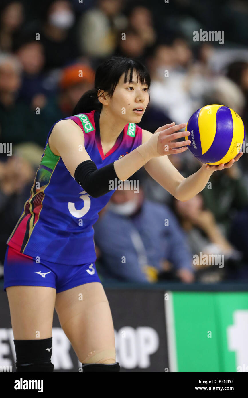 Musashino Forest Sport Plaza, Tokyo, Japan. 15th Dec, 2018. Risa Shinnabe ( ), DECEMBER 15, 2018 ...