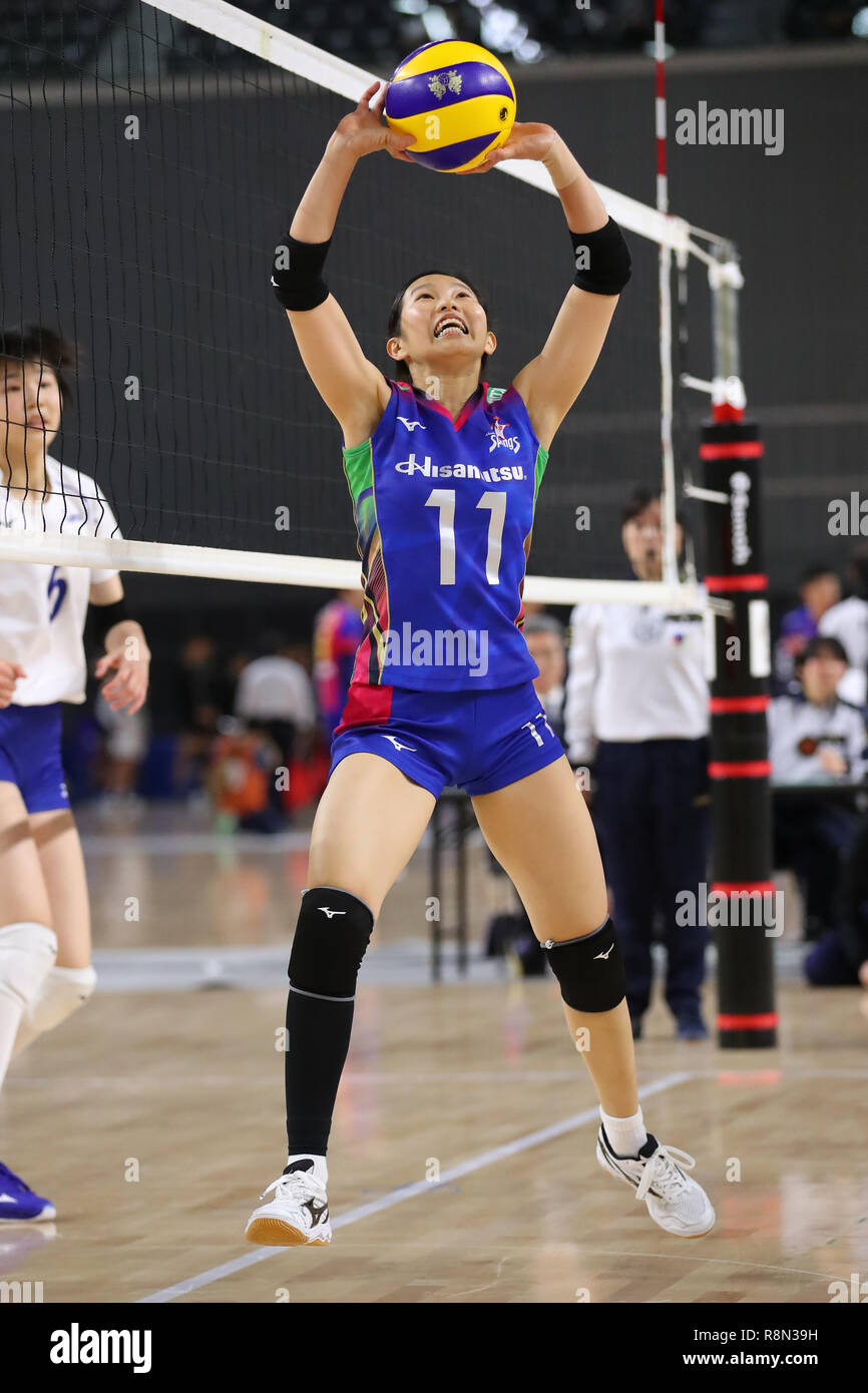 Musashino Forest Sport Plaza, Tokyo, Japan. 15th Dec, 2018. Erika Sakae ( ), DECEMBER 15, 2018 ...