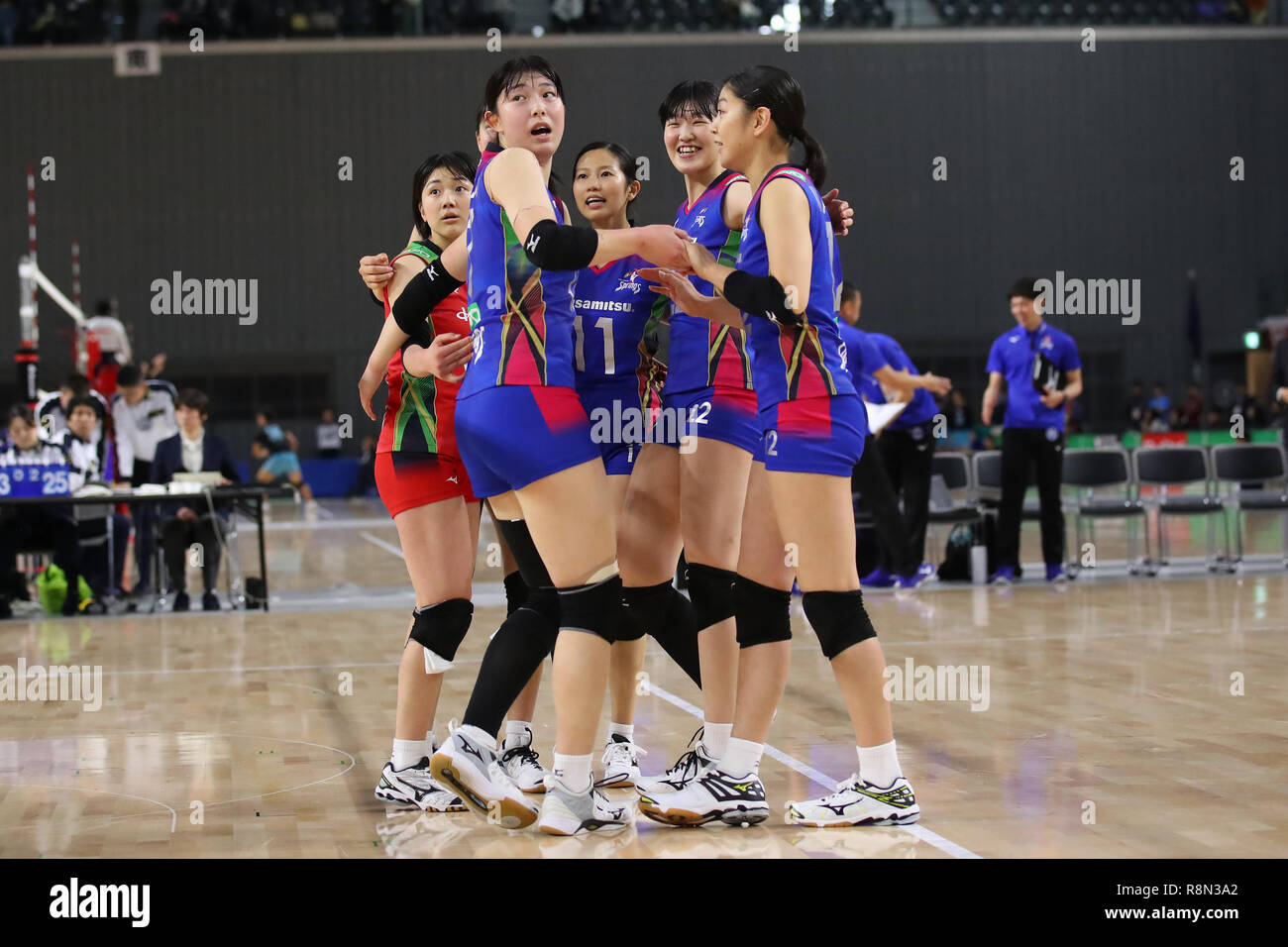 Musashino Forest Sport Plaza, Tokyo, Japan. 15th Dec, 2018. Hisamitsu ...