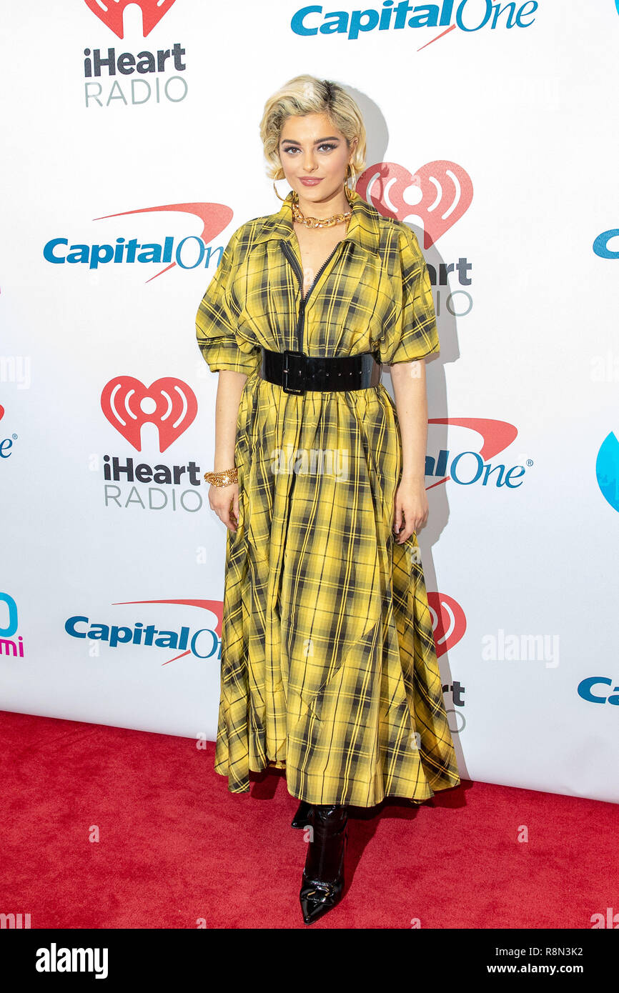 Bebe rexha jingle ball 2018 hi-res stock photography and images - Alamy