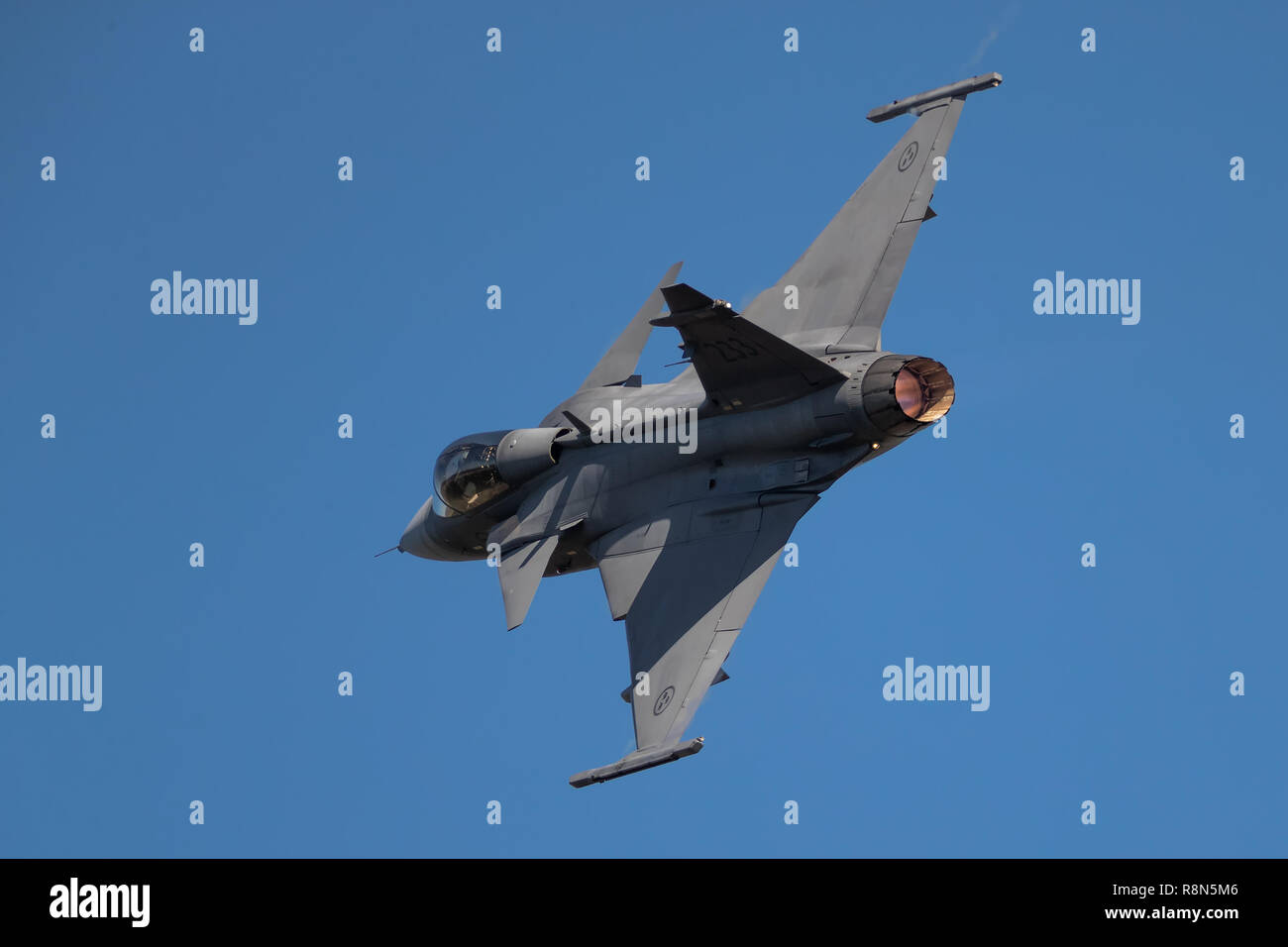 Saab JAS 39 Gripen Stock Photo - Alamy