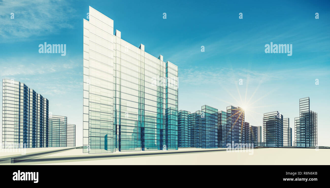 Downtown abstract hi-res stock photography and images - Alamy
