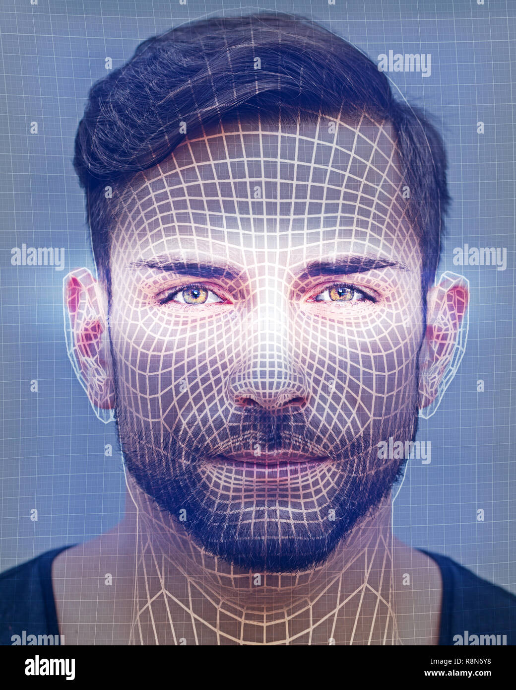 Man With Face Net