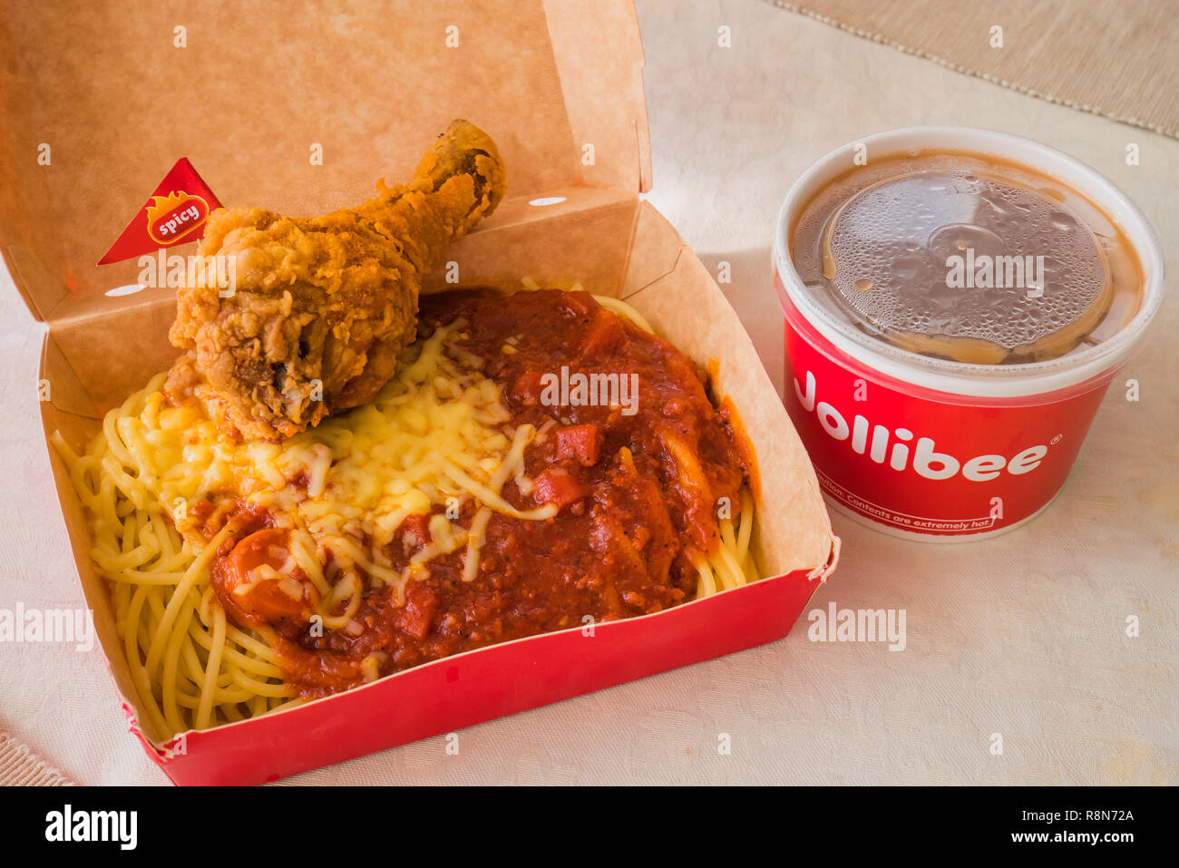 Jollibee famous chain restaurant Filipino fast food Stock Photo - Alamy