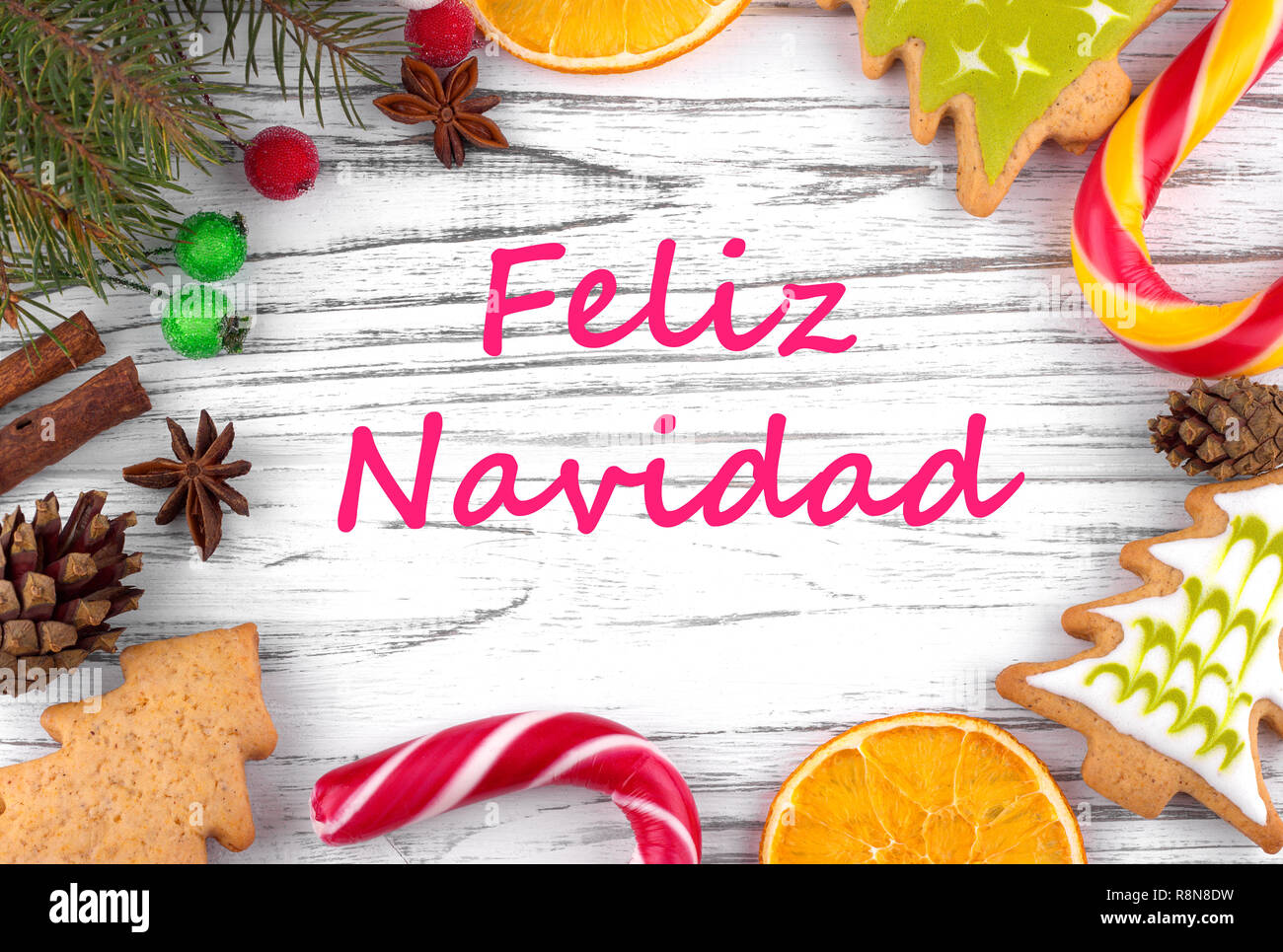 Spanish holiday card party invitation hi-res stock photography and ...