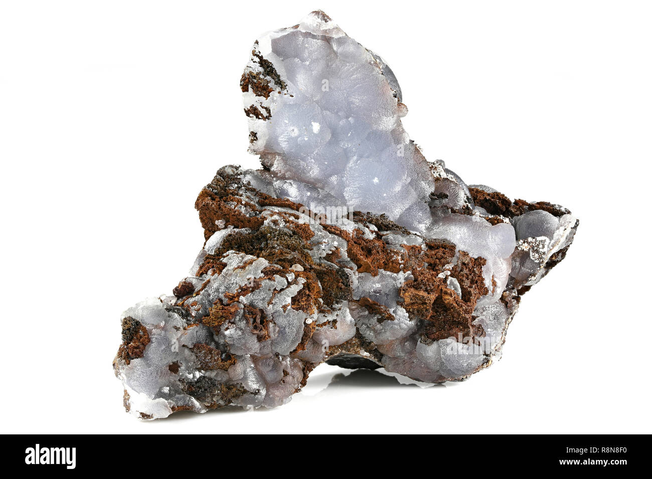 smithsonite from Lavrion, Greece isolated on white background Stock ...